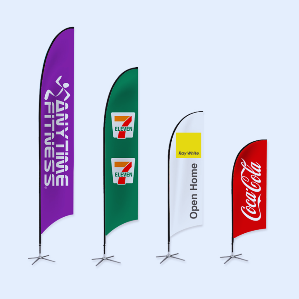 Feather Banner Flags – Wild Cow Visual